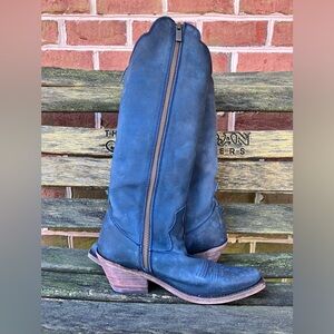 LIBERTY Black | Shoes | Nwot Liberty Black Ophelia Russian Blue Cowgirl ...